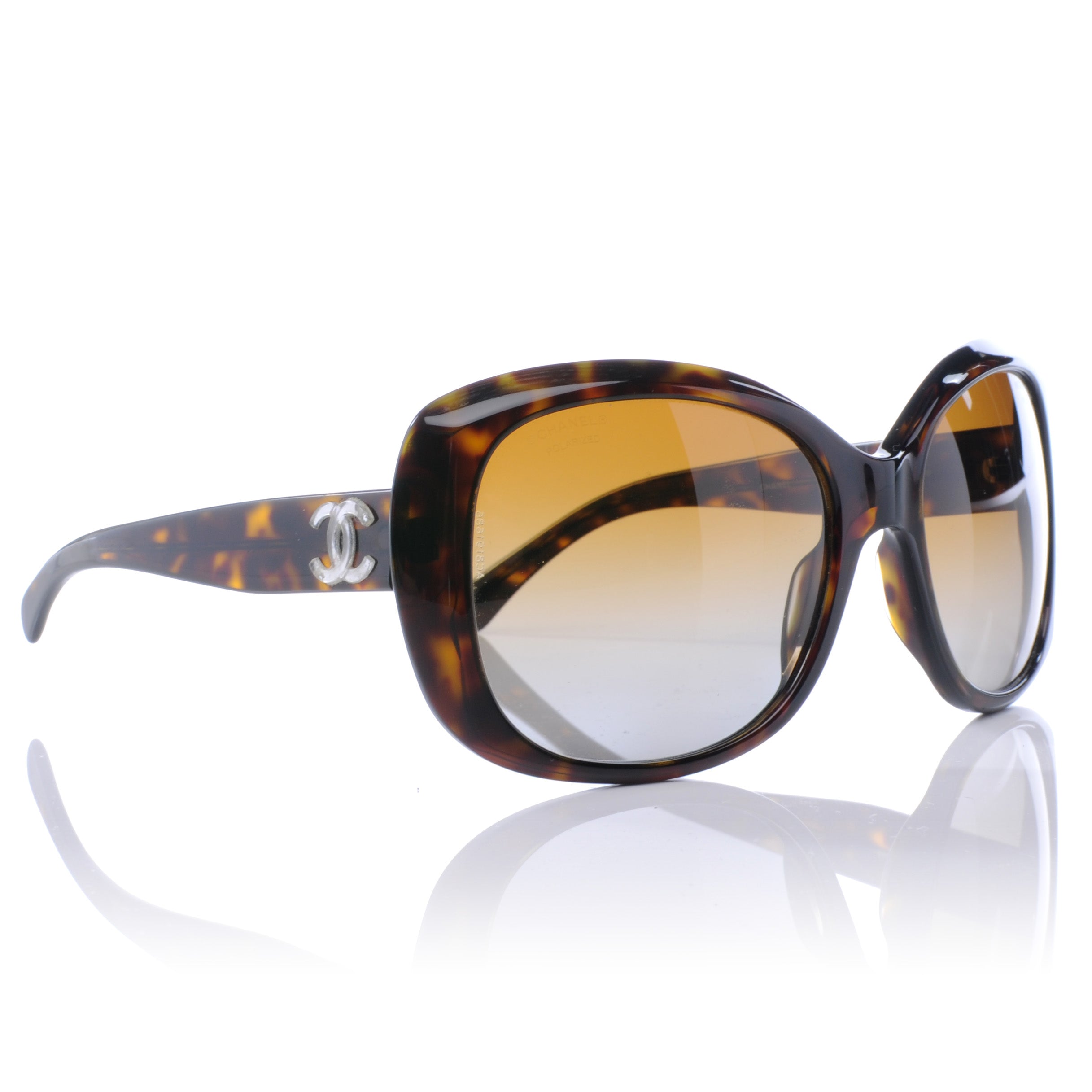 Chanel Tortoise Shell CC Sunglasses 39441 – FASHIONPHILE