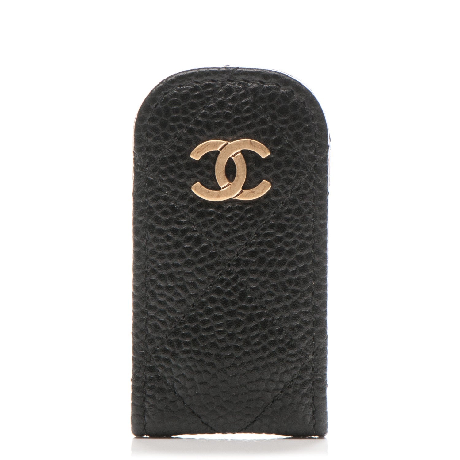 Chanel Caviar Quilted Money Clip Black 180907 – FASHIONPHILE