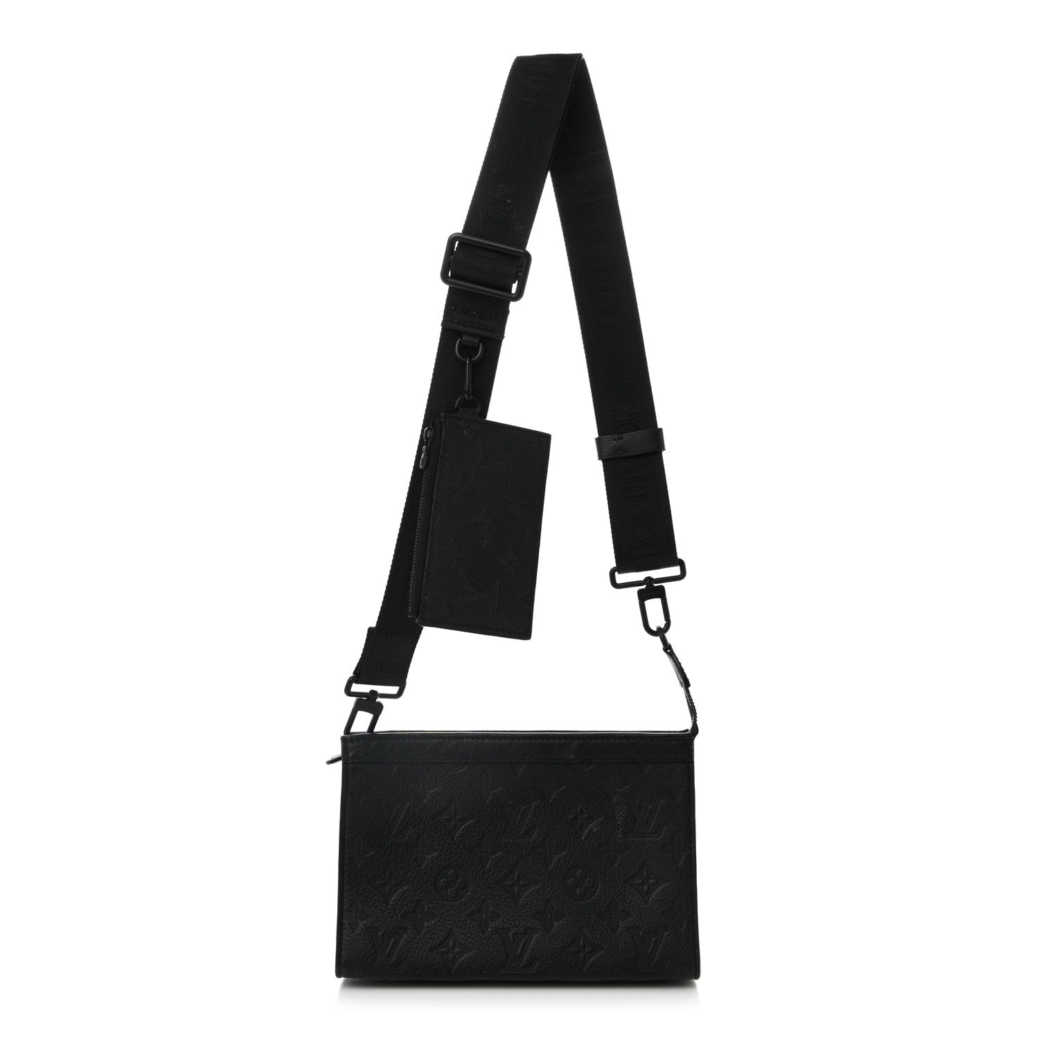 Louis Vuitton Calfskin Monogram Shadow Gaston Wearable Wallet 1740402 ...