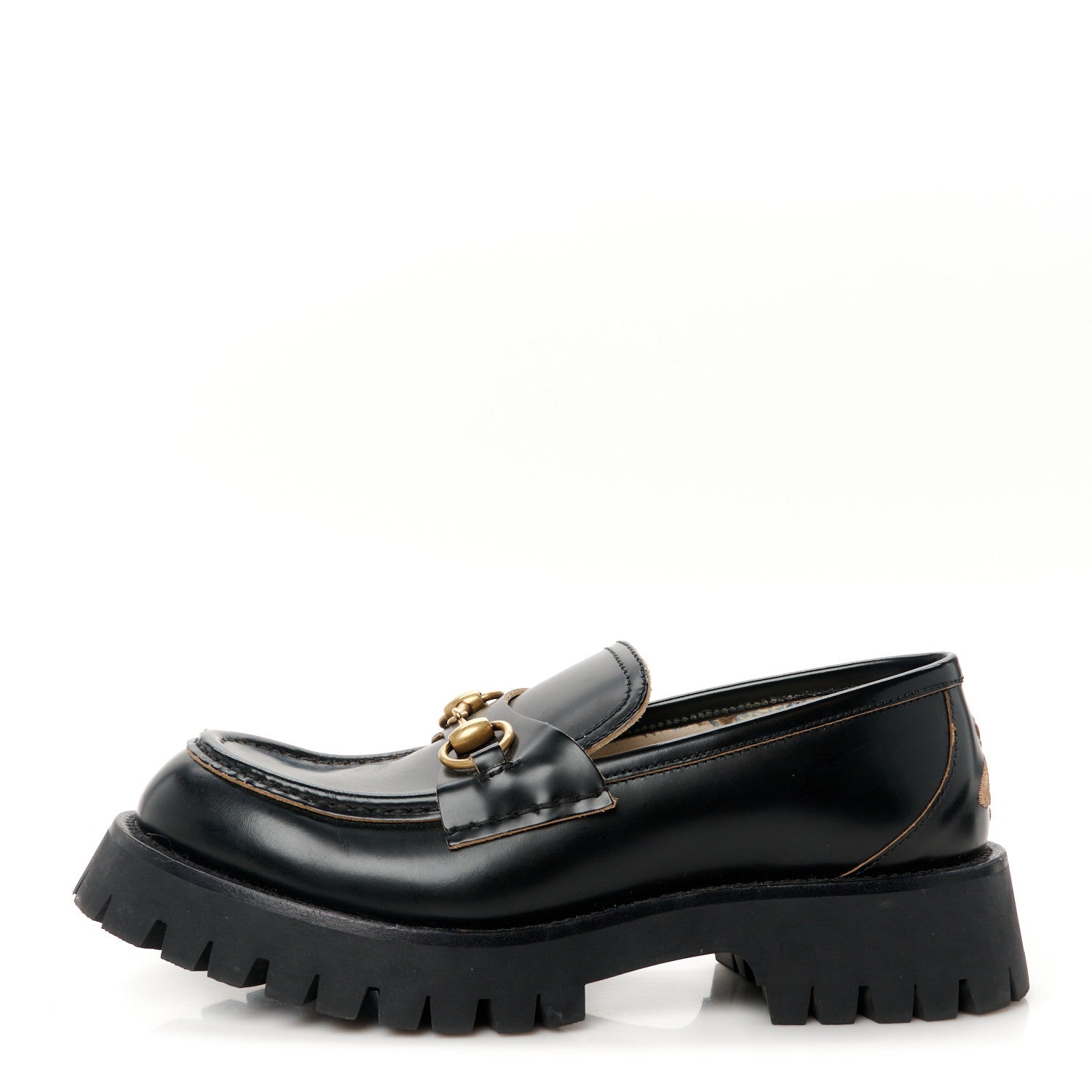 Gucci Cordovan Lux Womens Harald Horsebit 25mm Platform Loafers 39.5 ...