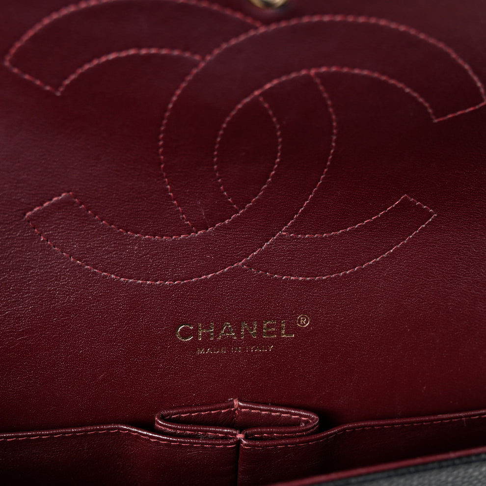 Chanel Caviar Quilted Jumbo Double Flap Black 1792860 – FASHIONPHILE