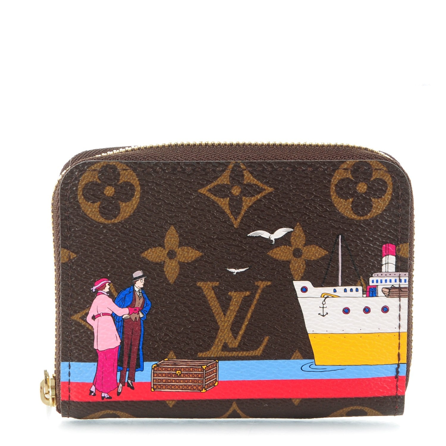 Louis Vuitton Monogram 2016 Christmas Animation Zippy Coin Purse 159808 ...