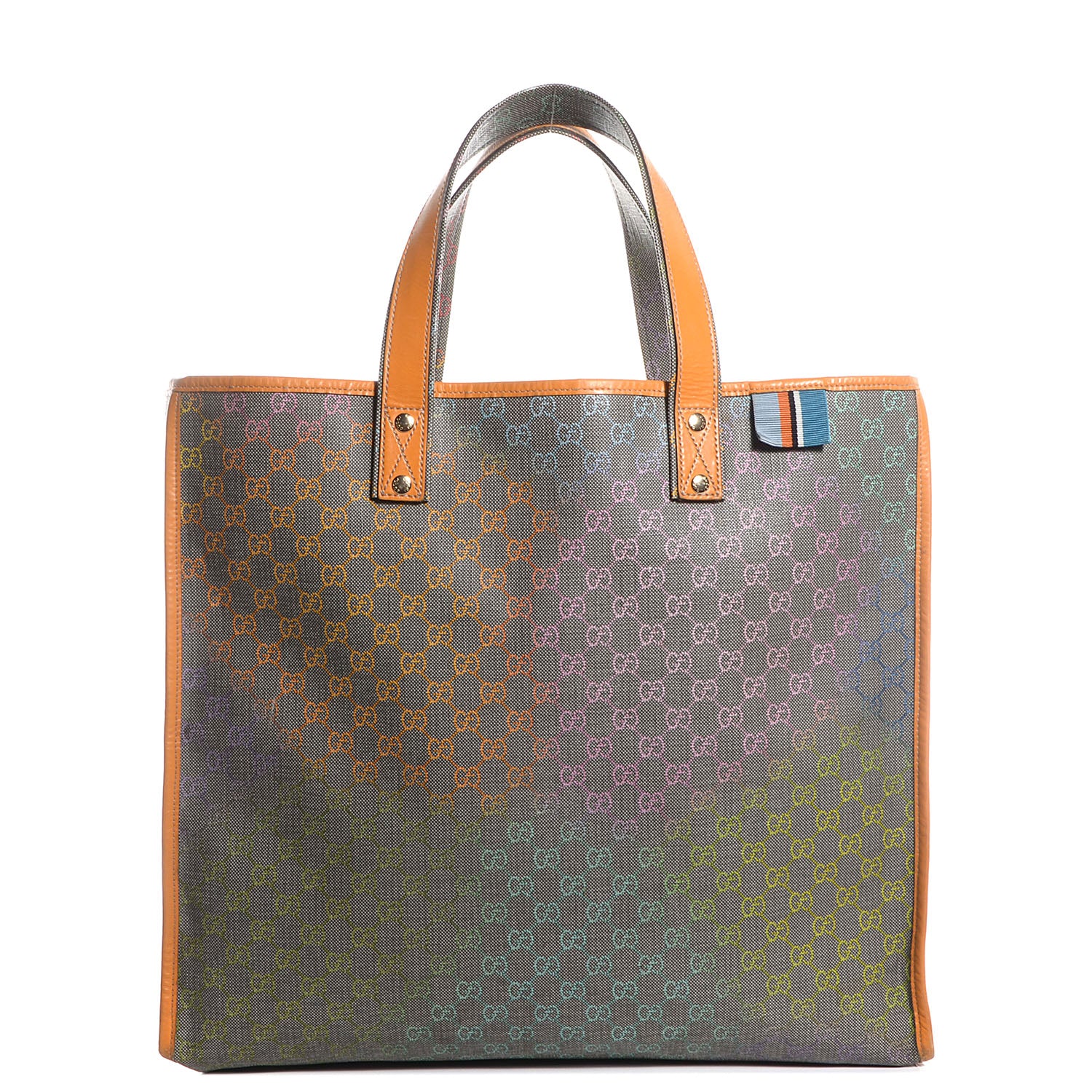 Gucci GG Plus Monogram Large Signature Web Loop Tote Multicolor 82661 ...