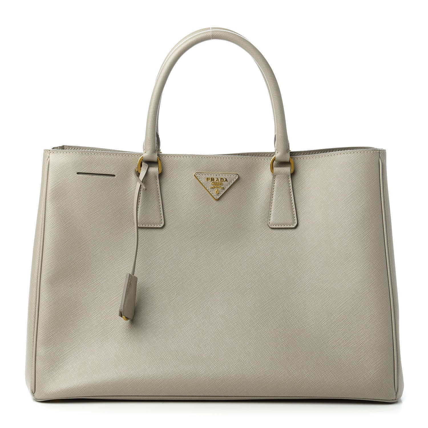 Prada Saffiano Lux Large Tote Pomice 728509 – FASHIONPHILE