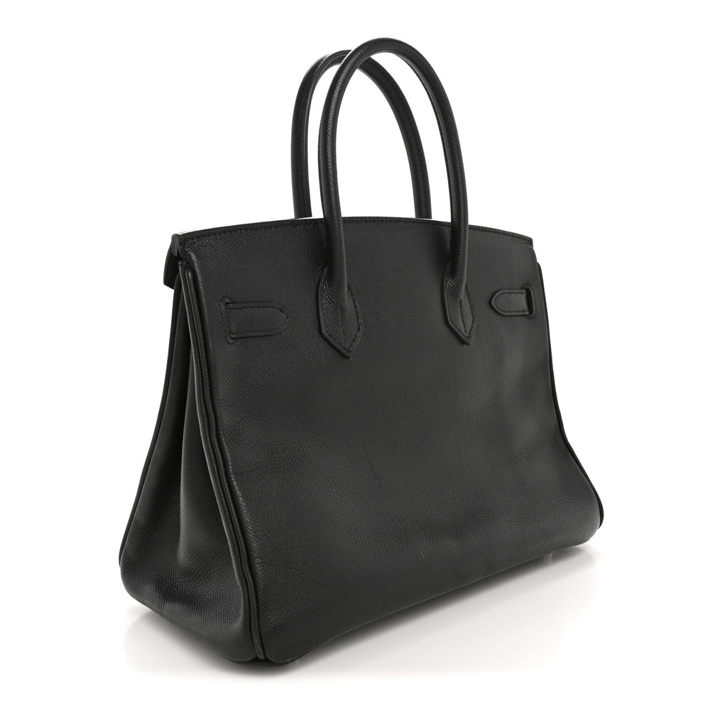 Hermes Epsom BIRKIN 30 Black 1785254 – FASHIONPHILE
