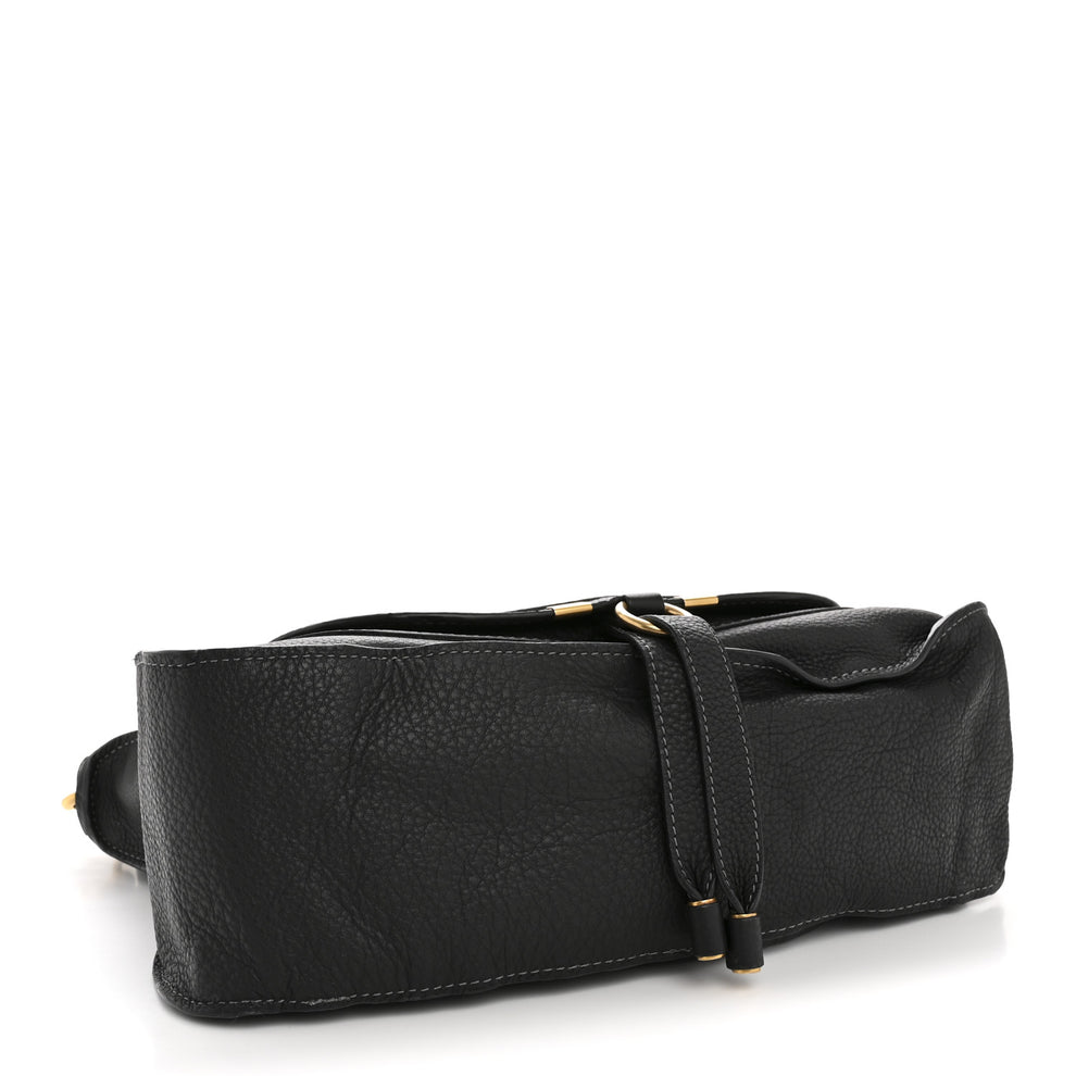 Chloe Calfskin Medium Marcie Satchel Black 1798374 – FASHIONPHILE