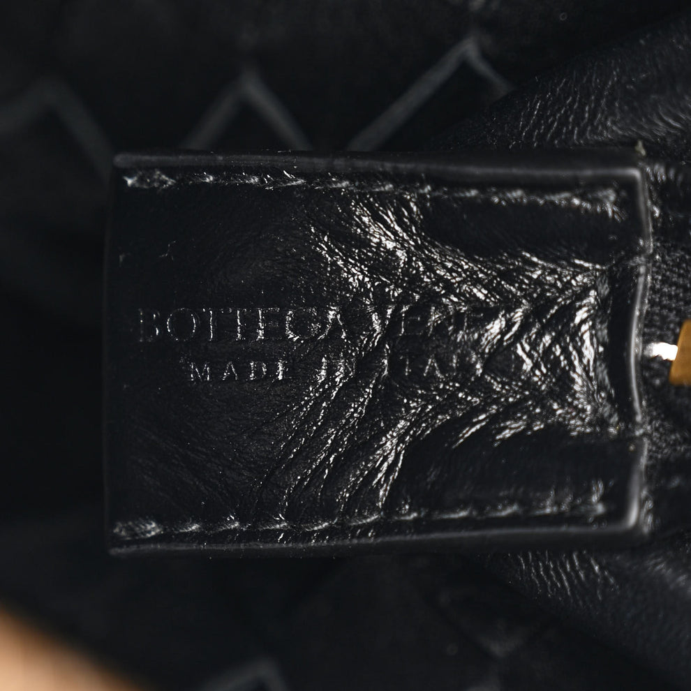 Bottega Veneta Nappa Intrecciato Metallic Knot Mini Loop Camera Bag ...