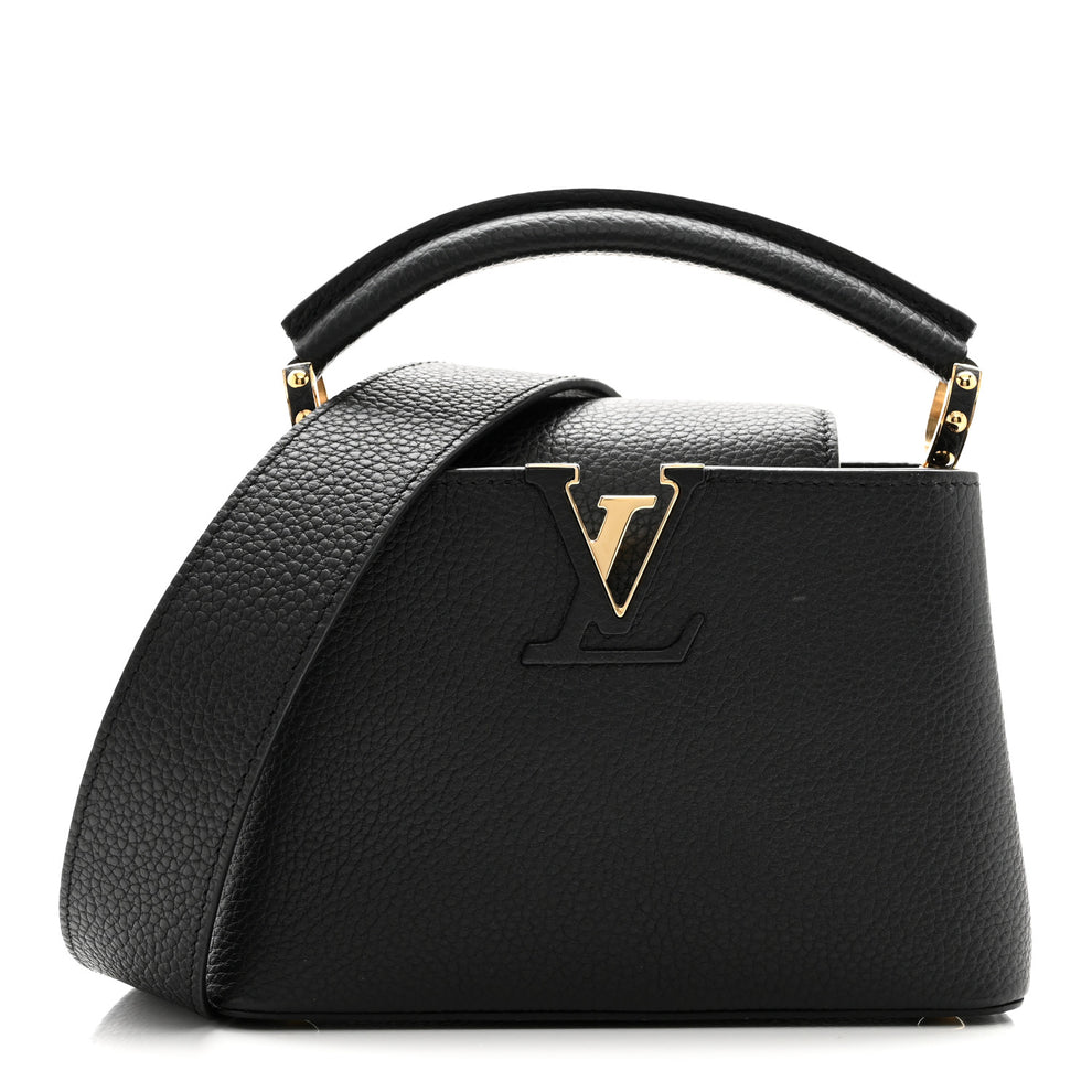 Louis Vuitton Taurillon Mini Capucines Black 1774910 – FASHIONPHILE