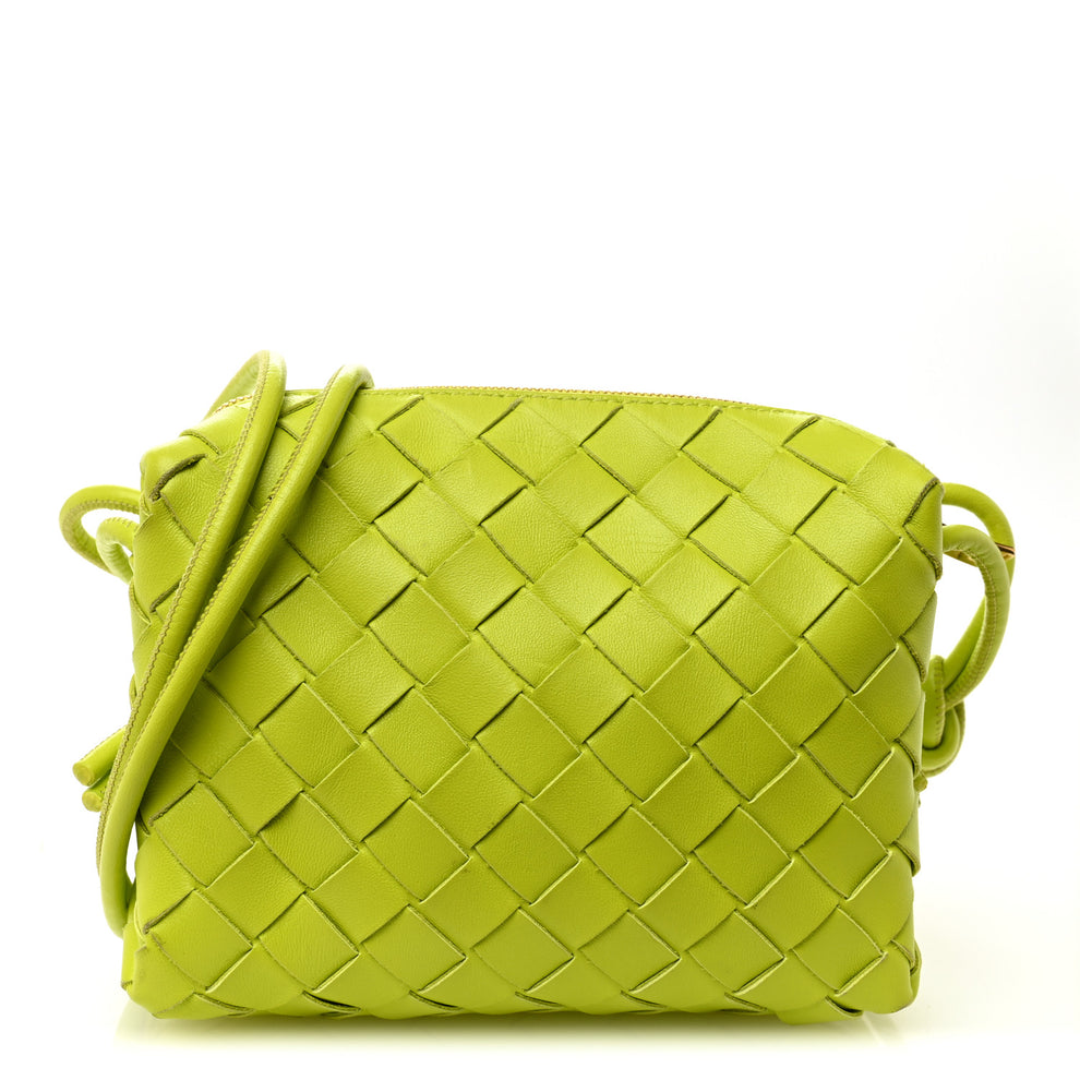 Bottega Veneta Nappa Intrecciato Mini Loop Camera Bag Acid Kiwi 1779447 ...