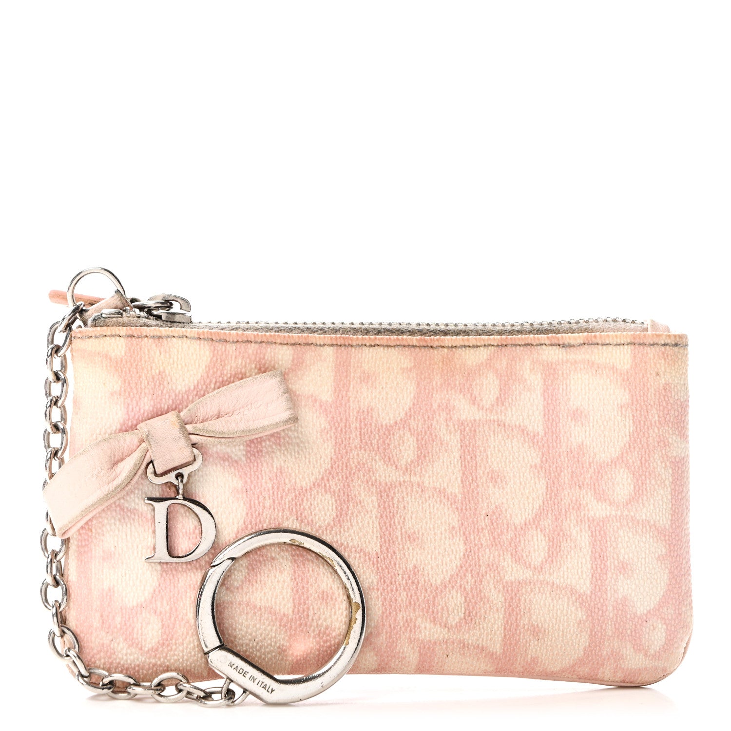 Christian Dior Monogram Romantique Trotter Coin Purse Rose 1670054 ...
