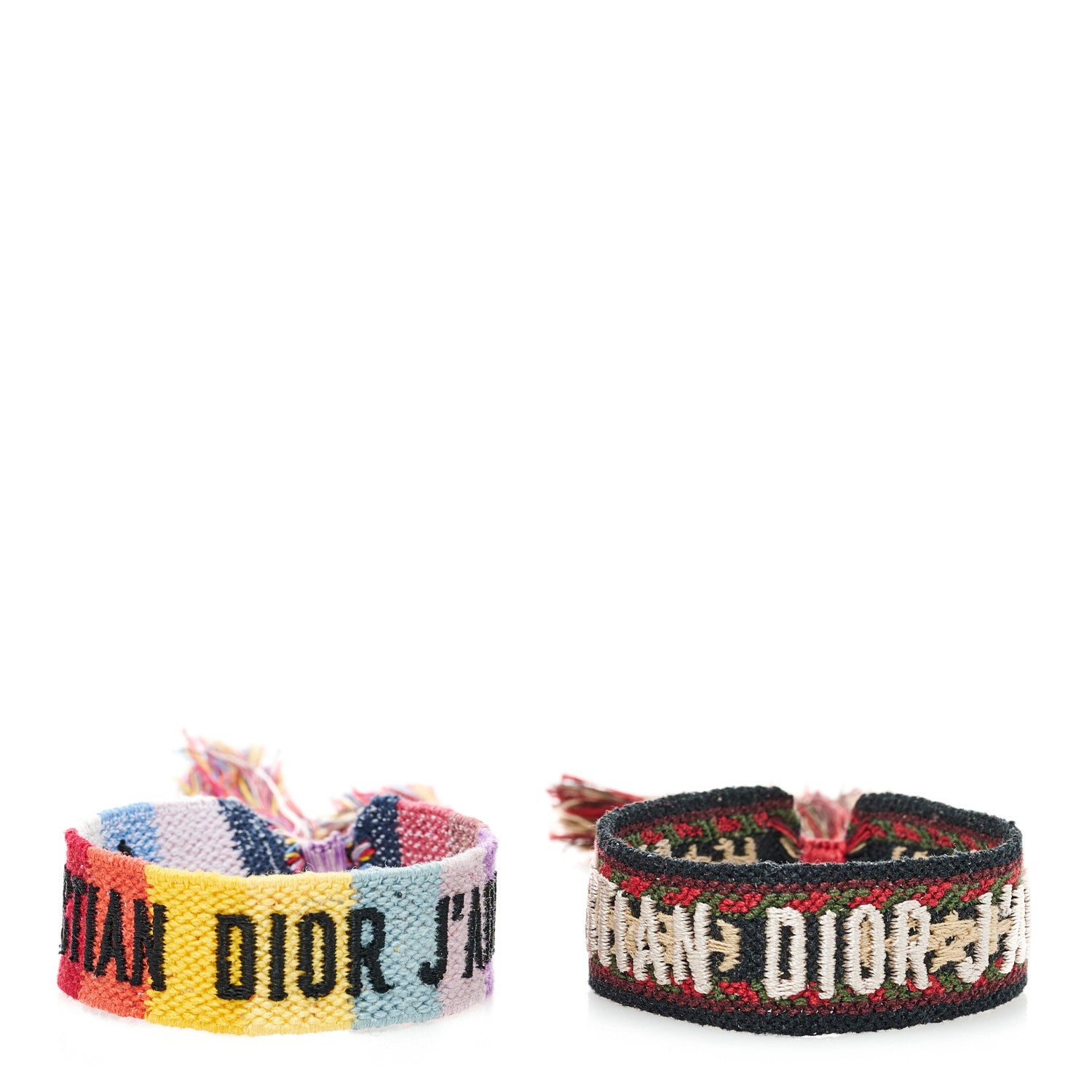 Christian Dior Woven Cotton J'Adior Friendship Bracelet Set Multicolor ...