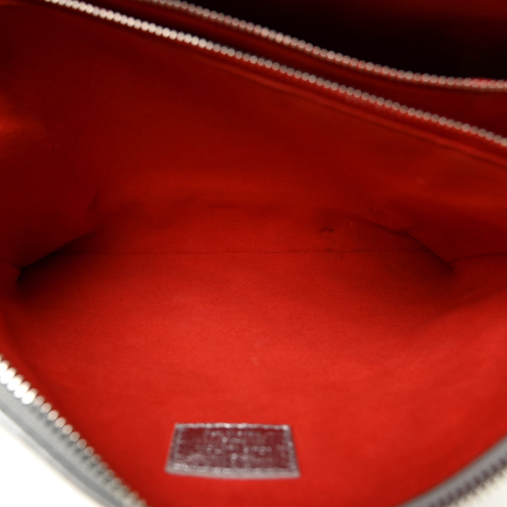 Louis Vuitton Metallic Lambskin Embossed Monogram Coussin PM Silver ...