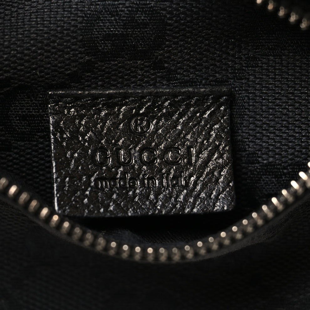 Gucci GG Monogram Double Pocket Belt Bag Black 1832311 – FASHIONPHILE