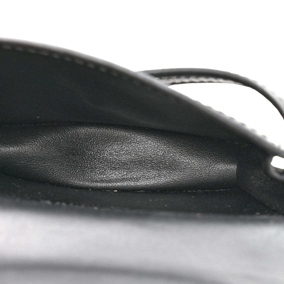 Jacquemus Smooth Calfskin Mini Le Porte Azur Envelope Wallet Black ...