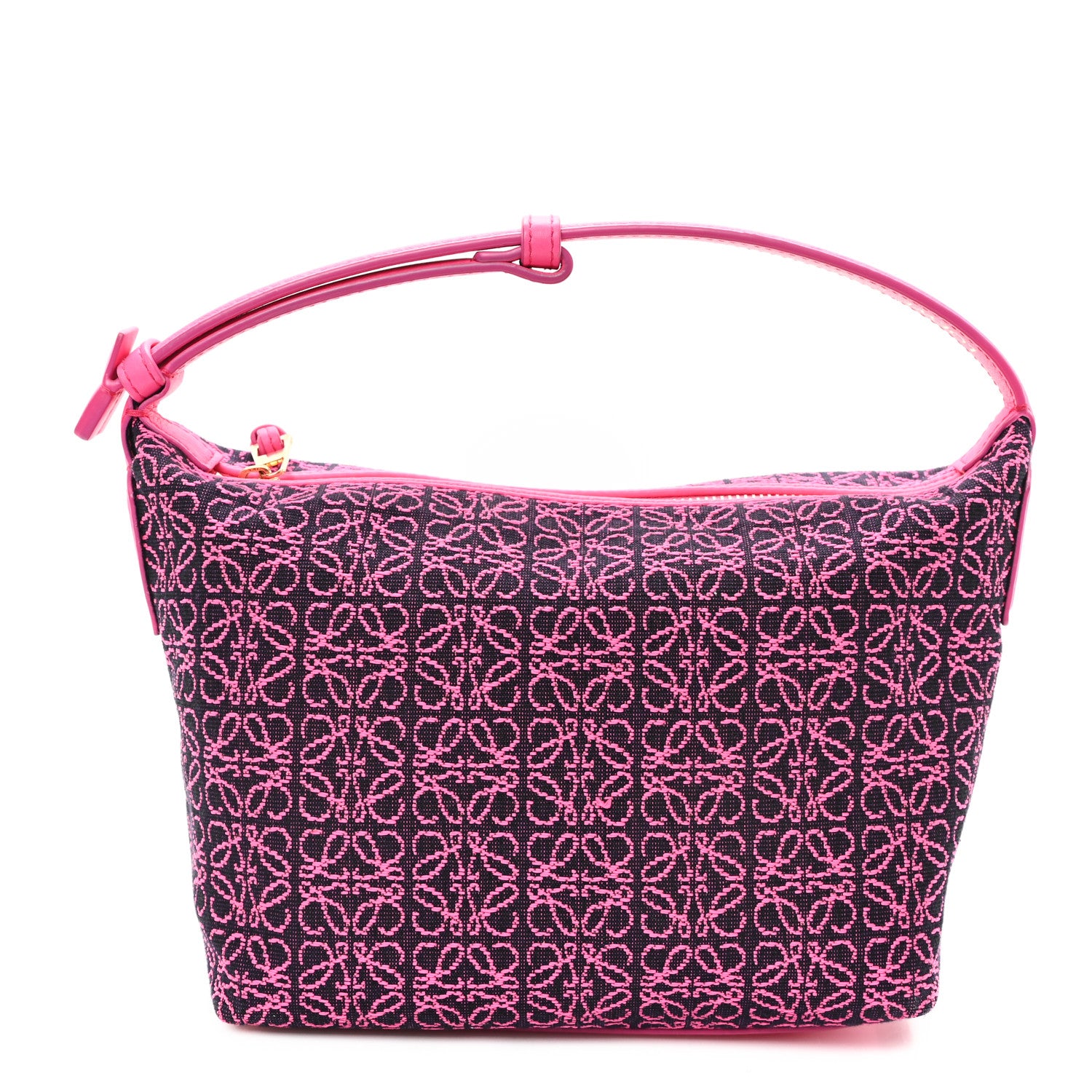 Loewe Jacquard Anagram Calfskin Small Cubi Bag Pink 1716884 – FASHIONPHILE