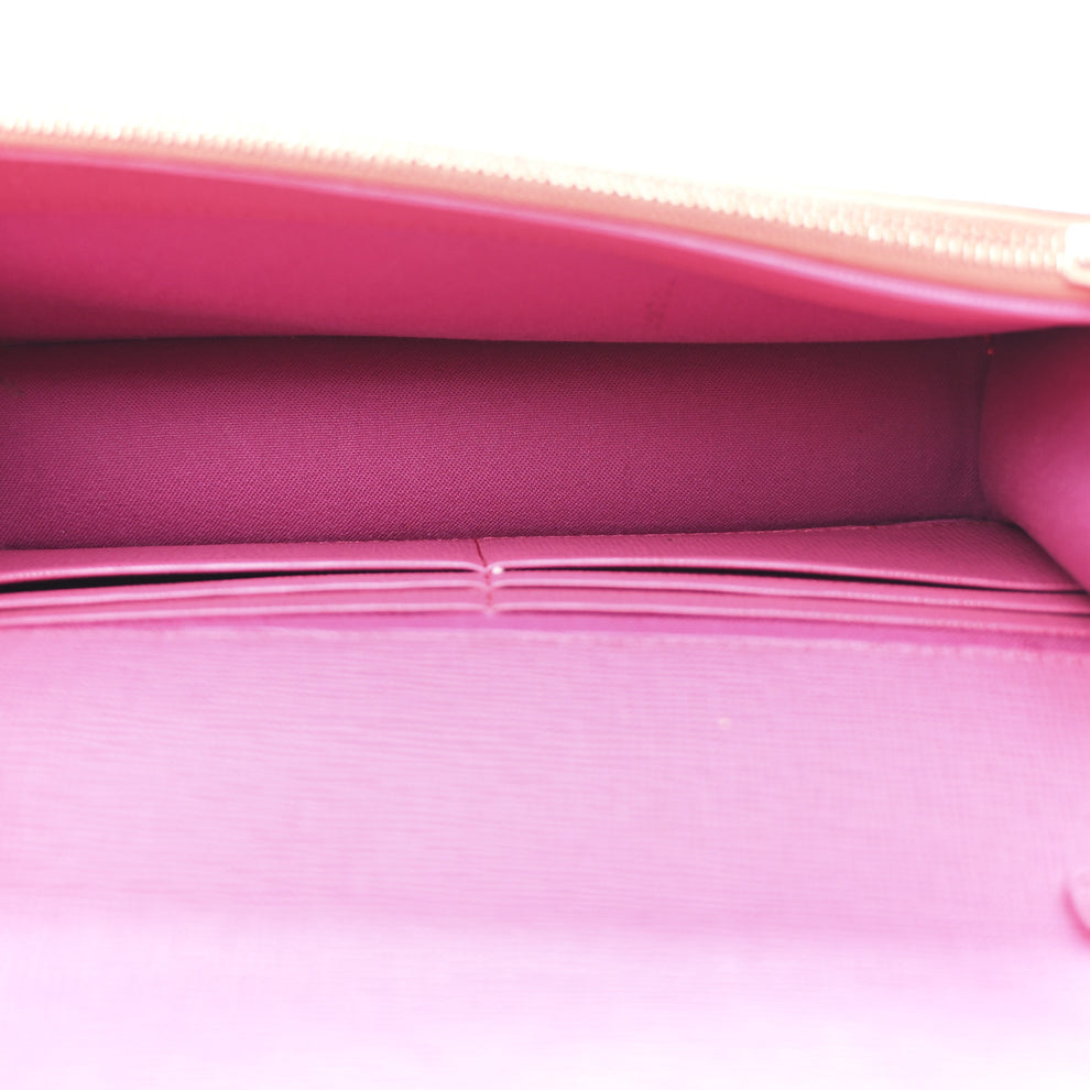 Fendi Vitello Elite Crystal Eye Monster Continental Wallet on Chain ...