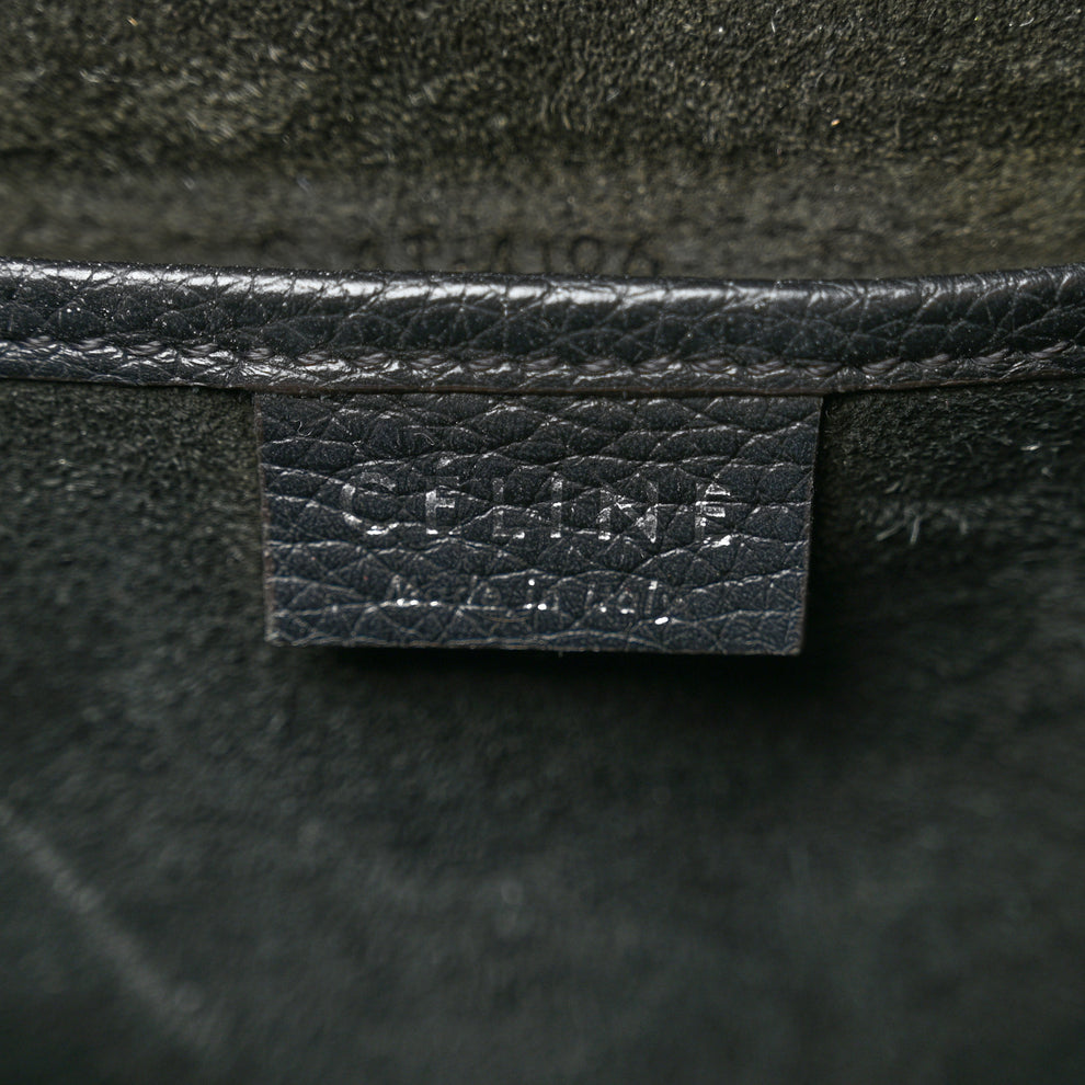 Celine Drummed Calfskin Nano Luggage Black 1793138 – FASHIONPHILE