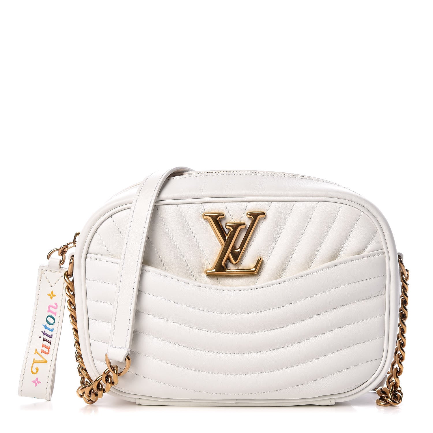 Louis Vuitton Calfskin New Wave Camera Bag White 423018 – FASHIONPHILE