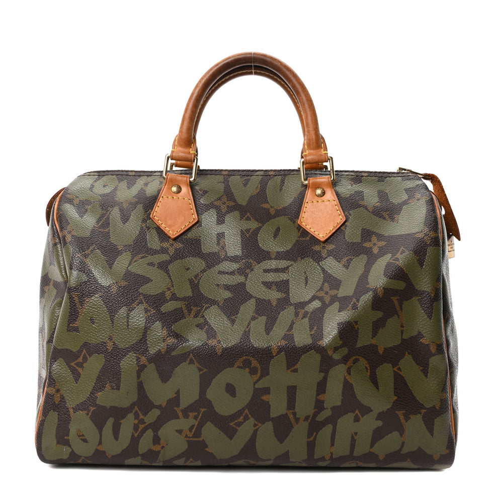 Louis Vuitton Monogram Graffiti Speedy 30 Kaki 1791088 – FASHIONPHILE
