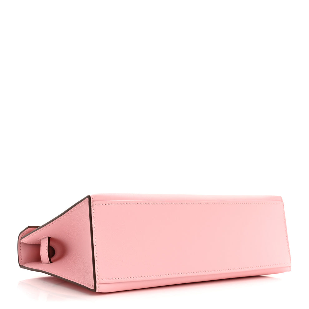 Hermes Swift Kelly Pochette Clutch Rose Sakura 1800067 – FASHIONPHILE