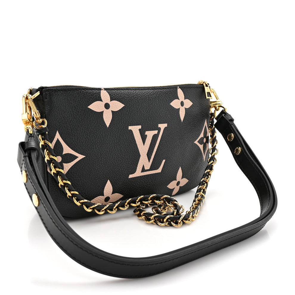 Louis Vuitton Empreinte Monogram Giant Multi Pochette Accessories Black ...