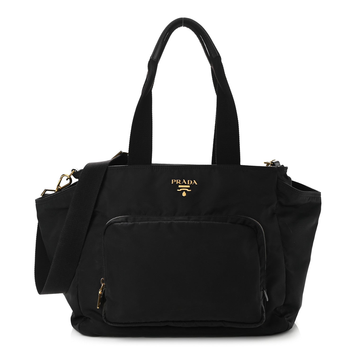 Prada Nylon Vela Baby Bag Black 1075639 – FASHIONPHILE