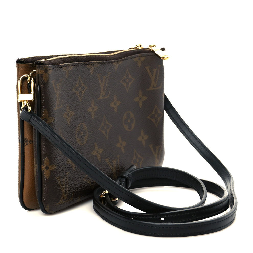 Louis Vuitton Reverse Monogram Giant Double Zip Pochette 1783065 ...