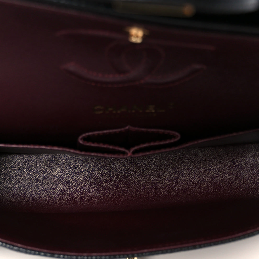 Chanel Caviar Quilted Small Double Flap Black 1785885 – FASHIONPHILE