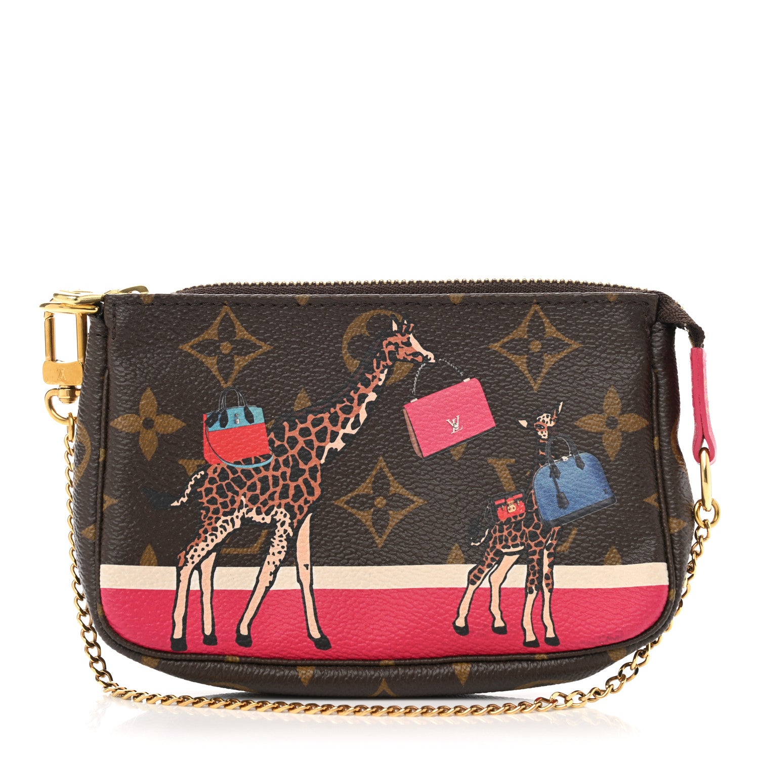 Louis Vuitton Monogram 2017 Christmas Animation Mini Pochette ...