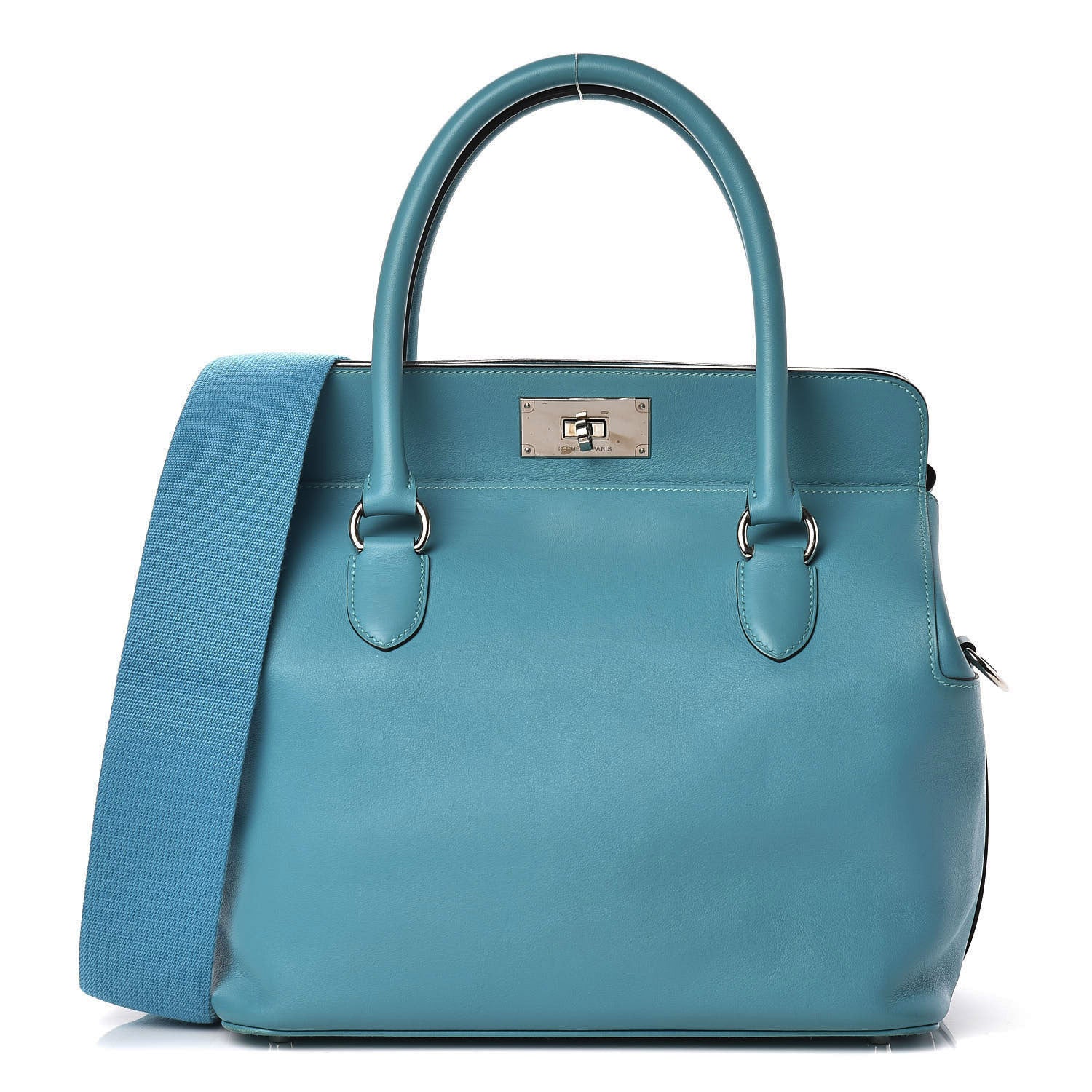 Hermes Swift Toolbox 26 Turquoise 405516 – FASHIONPHILE