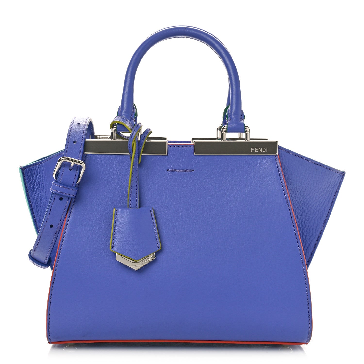 Fendi Vitello Dolce Mini 3jours Tote Viola Cassis 1413959 – FASHIONPHILE