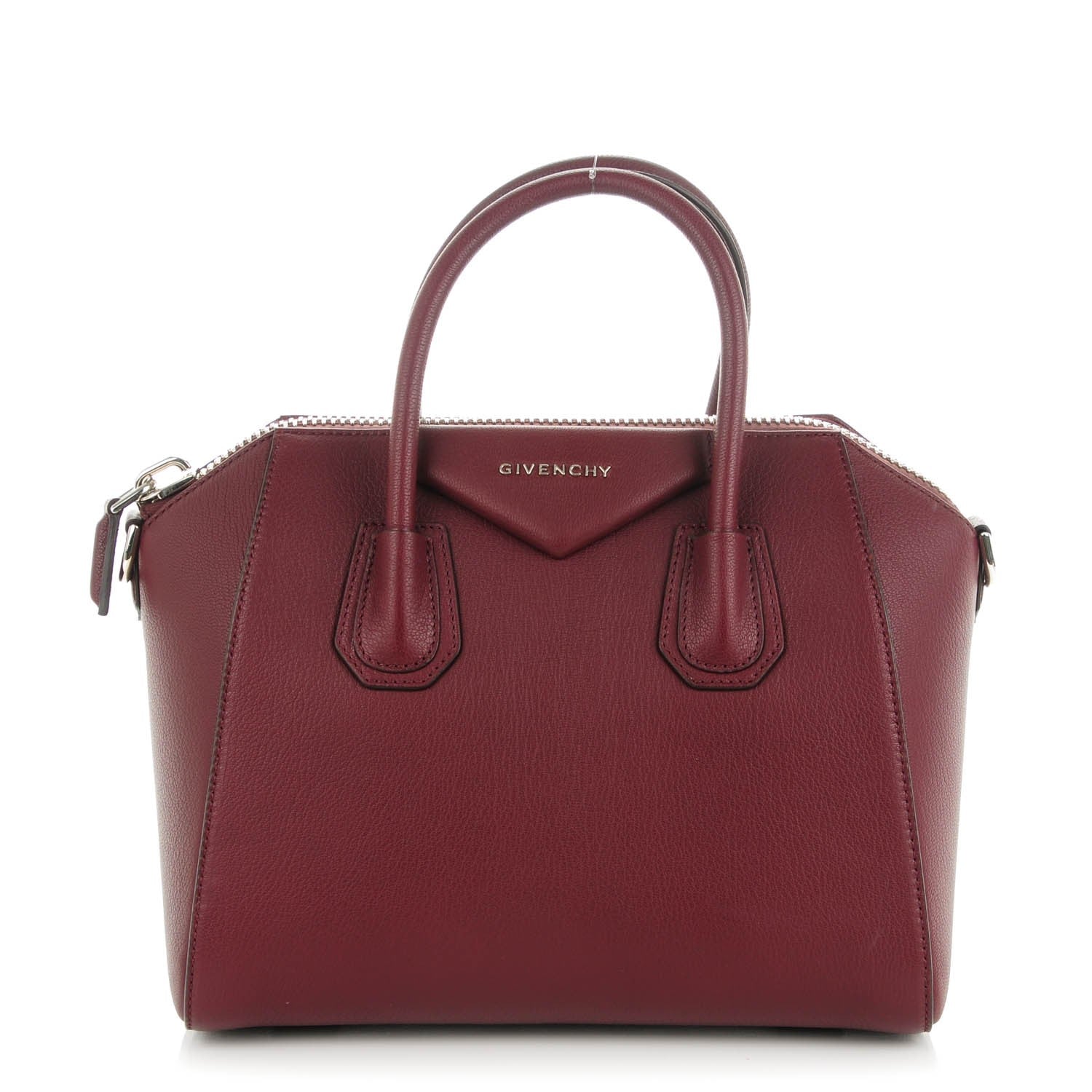 Givenchy Sugar Goatskin Small Antigona Wine 156145 – FASHIONPHILE