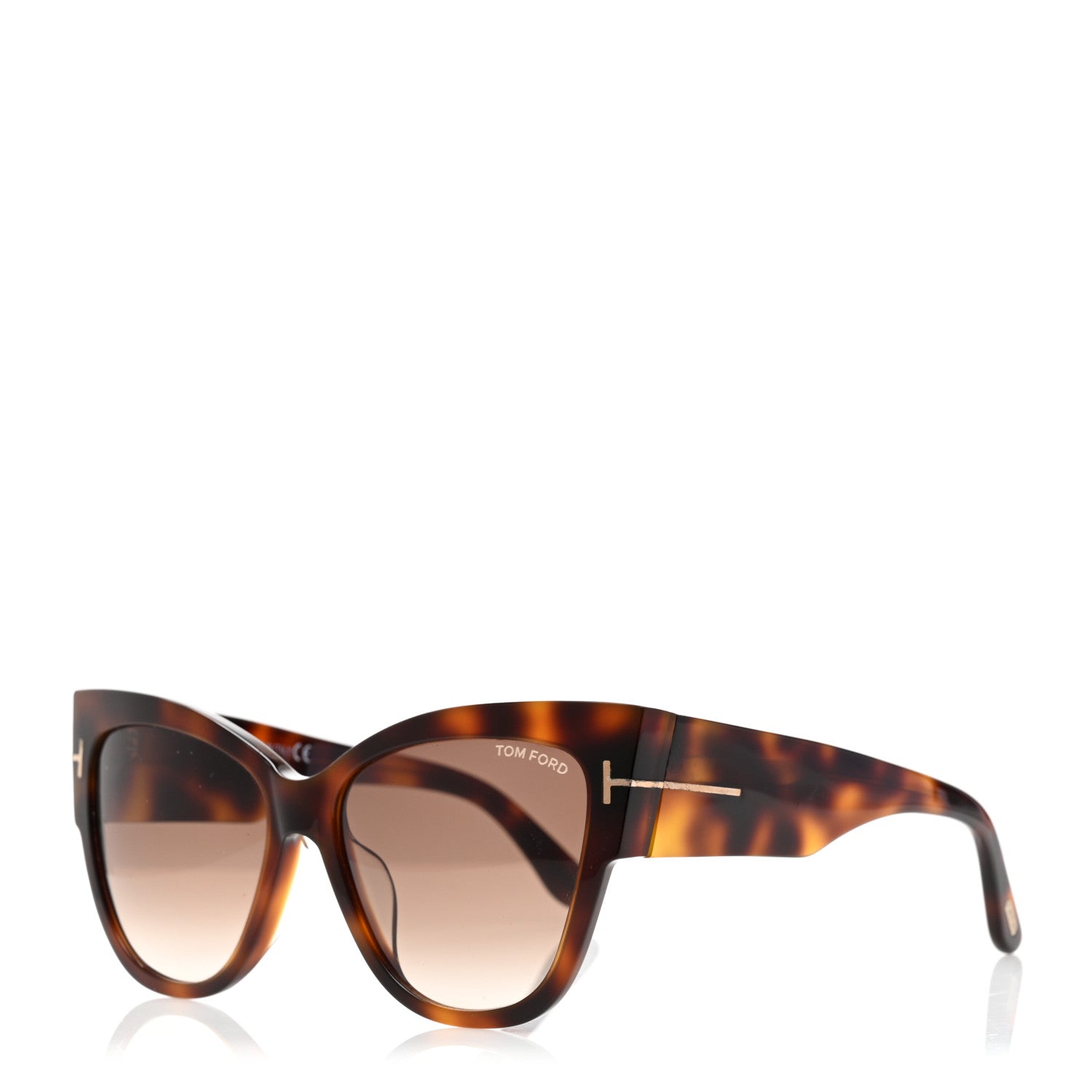 Tom Ford Acetate Anoushka Cat Eye Sunglasses TF371 Tortoise Shell ...