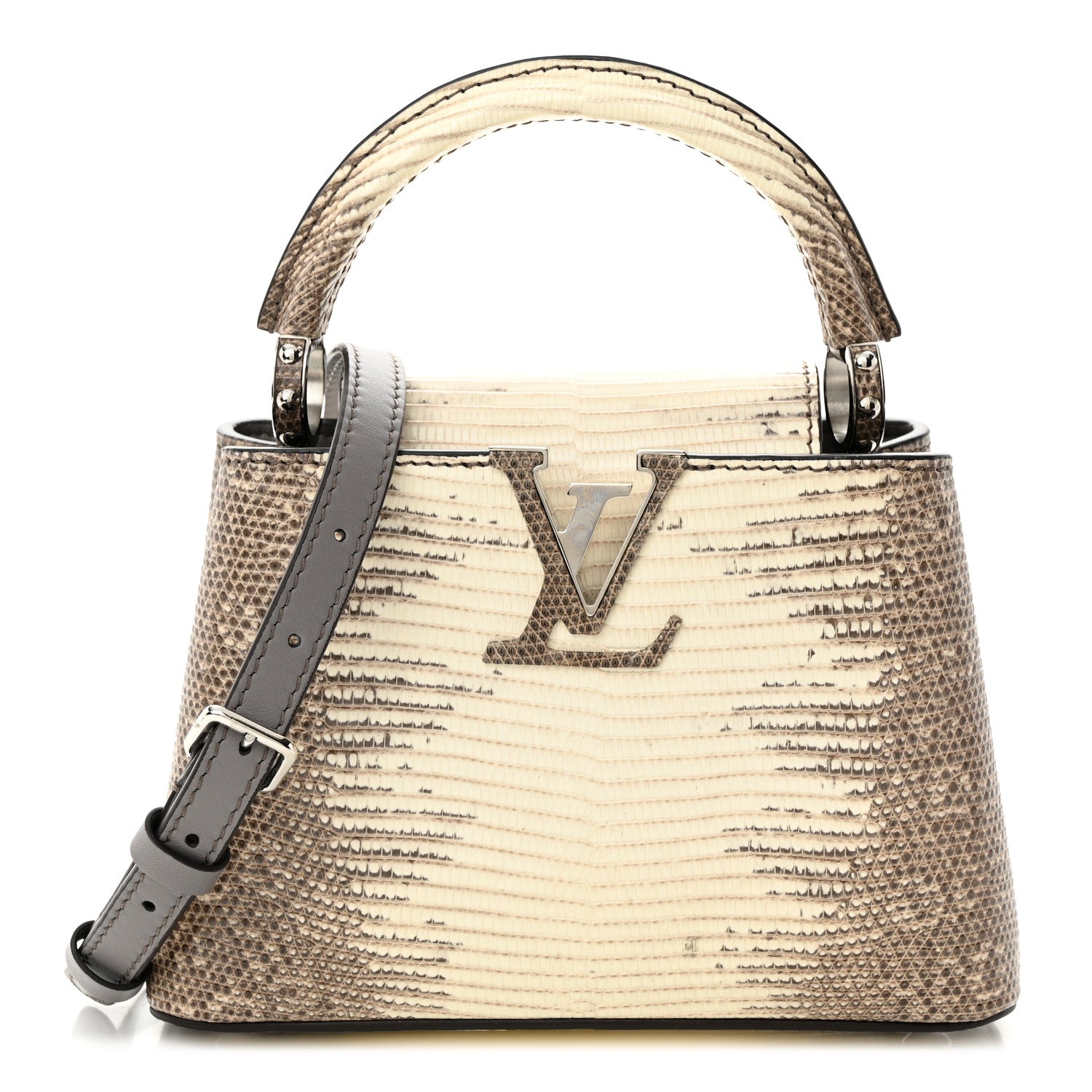 Louis Vuitton Lizard Ombre Capucines Mini Natural 1478223 – FASHIONPHILE