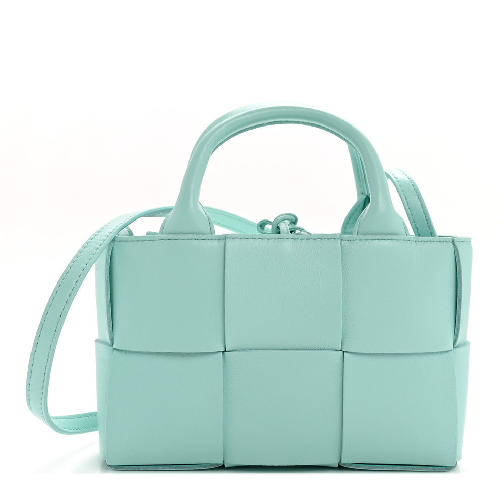 Bottega Veneta Nappa Maxi Intrecciato Mini Arco Tote Celadon 1792569 ...
