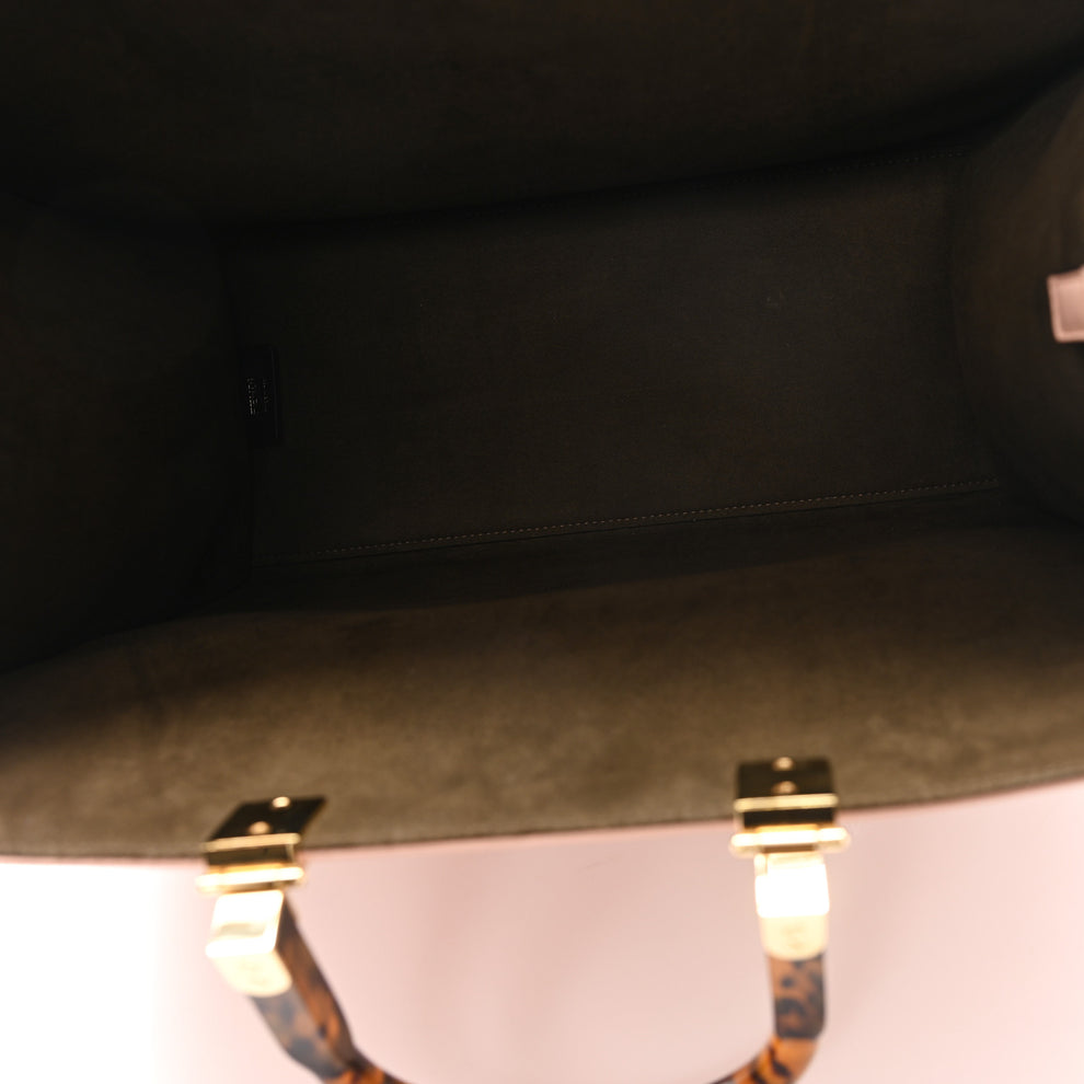 Fendi Vitello Plexiglass FF Embossed Medium Fendi Sunshine Shopper Tote ...