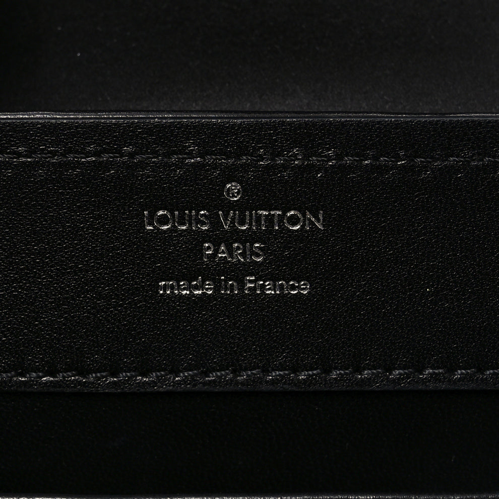 Louis Vuitton Satin Quilted Flower Crystal Mini Capucines Black 1771417 ...