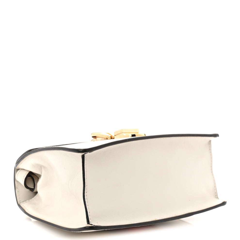 Gucci Calfskin Mini Sylvie Top Handle Bag White 1802348 – FASHIONPHILE
