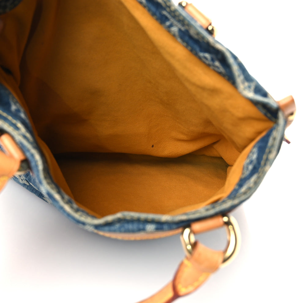 Louis Vuitton Monogram Denim Sac Plat Blue 1784925 – FASHIONPHILE