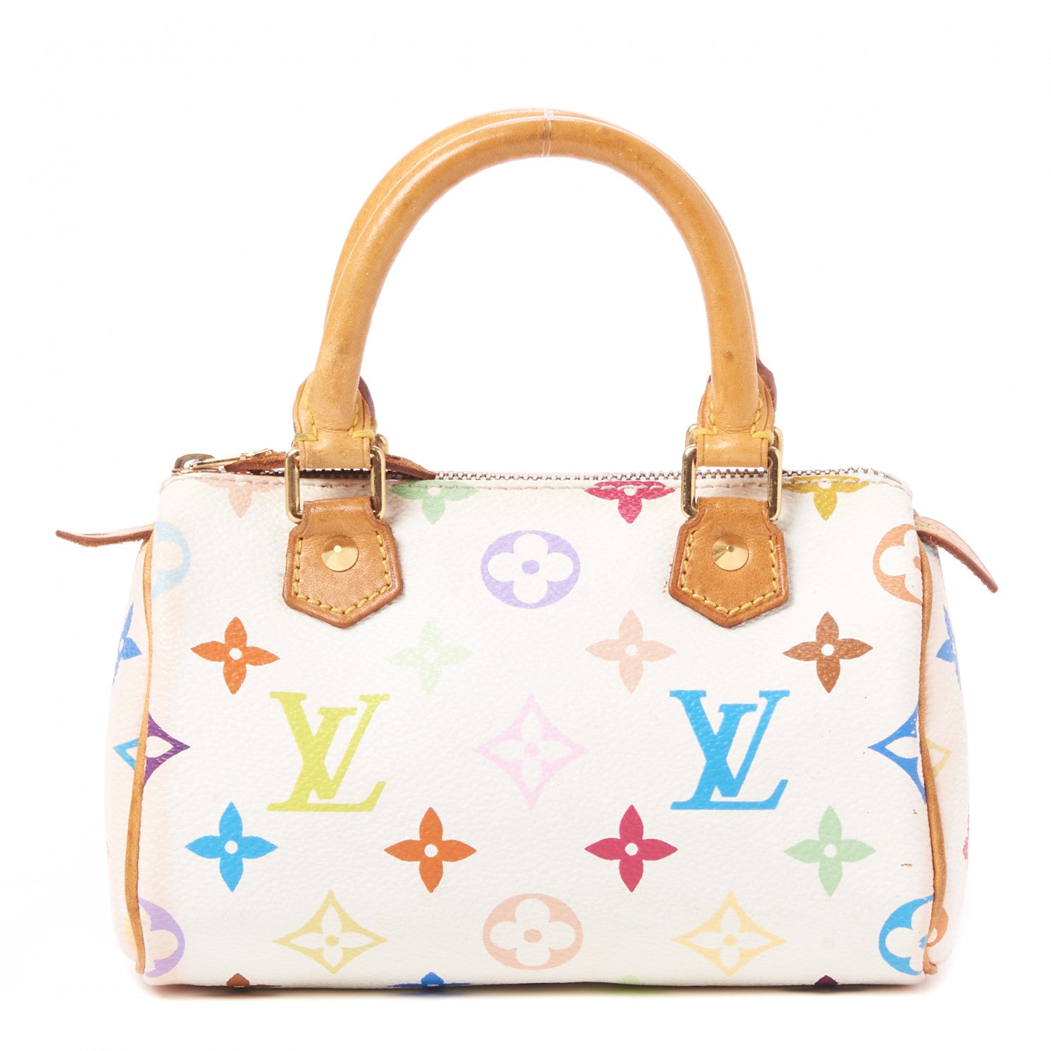 Louis Vuitton Monogram Multicolor Mini Sac HL Speedy White 922046 ...