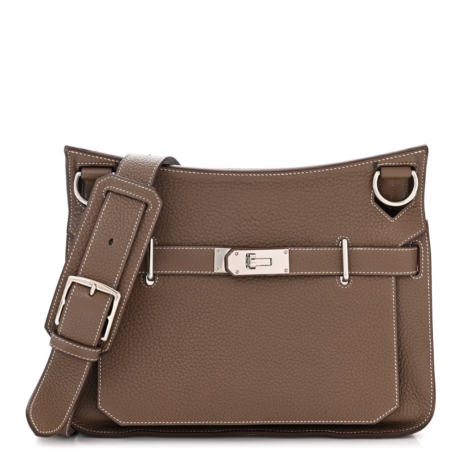 Hermes Taurillon Clemence Jypsiere 31 Etoupe 1505656 – FASHIONPHILE