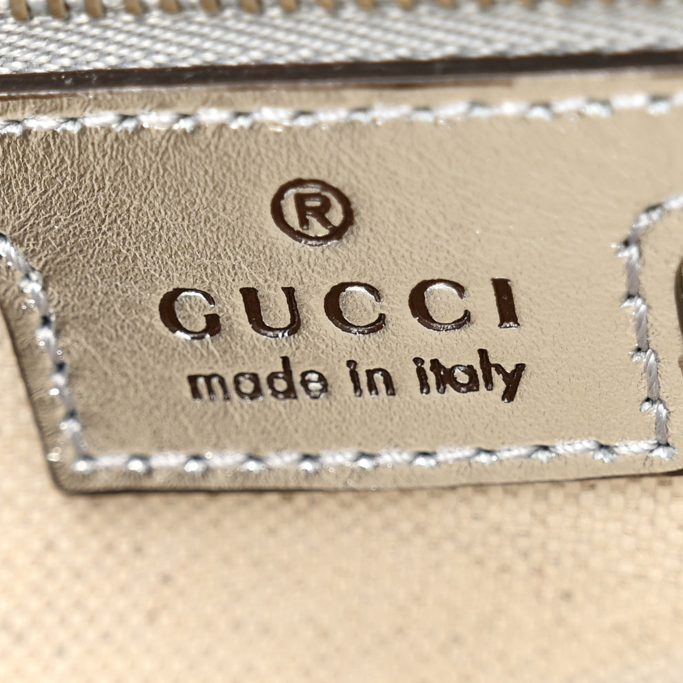 Gucci Metallic Calfskin Mini Horsebit 1955 Asymmetric Shoulder Bag ...