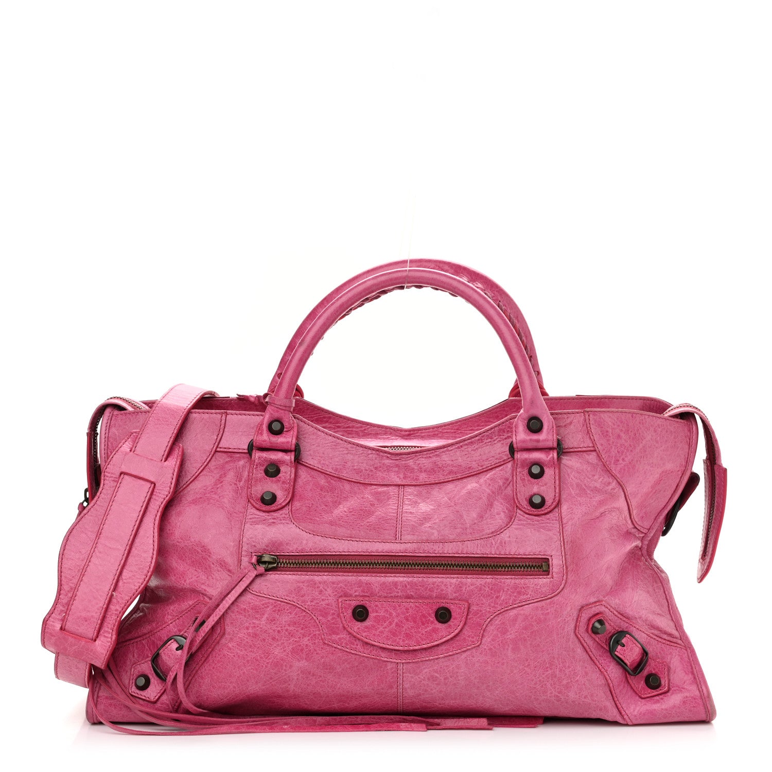 Balenciaga Agneau Classic Hardware Part Time Sorbet 988565 – FASHIONPHILE