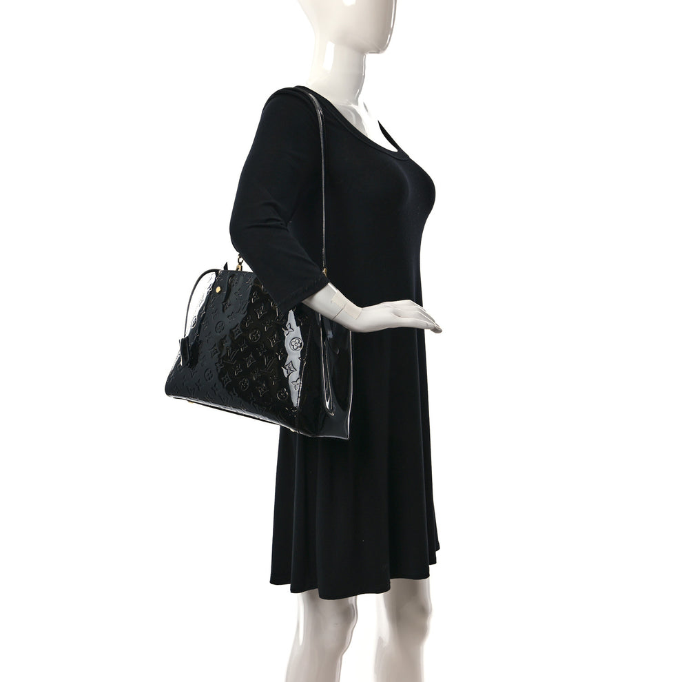 Louis Vuitton Vernis Montaigne MM Black 1320607 – FASHIONPHILE