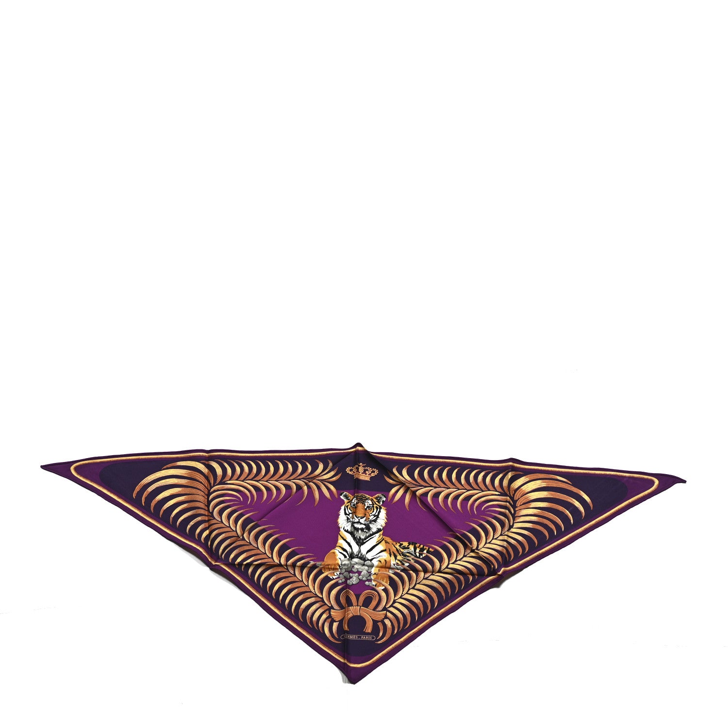 Hermes Silk Tigre Royal Giant Triangle Scarf 1709001 – FASHIONPHILE