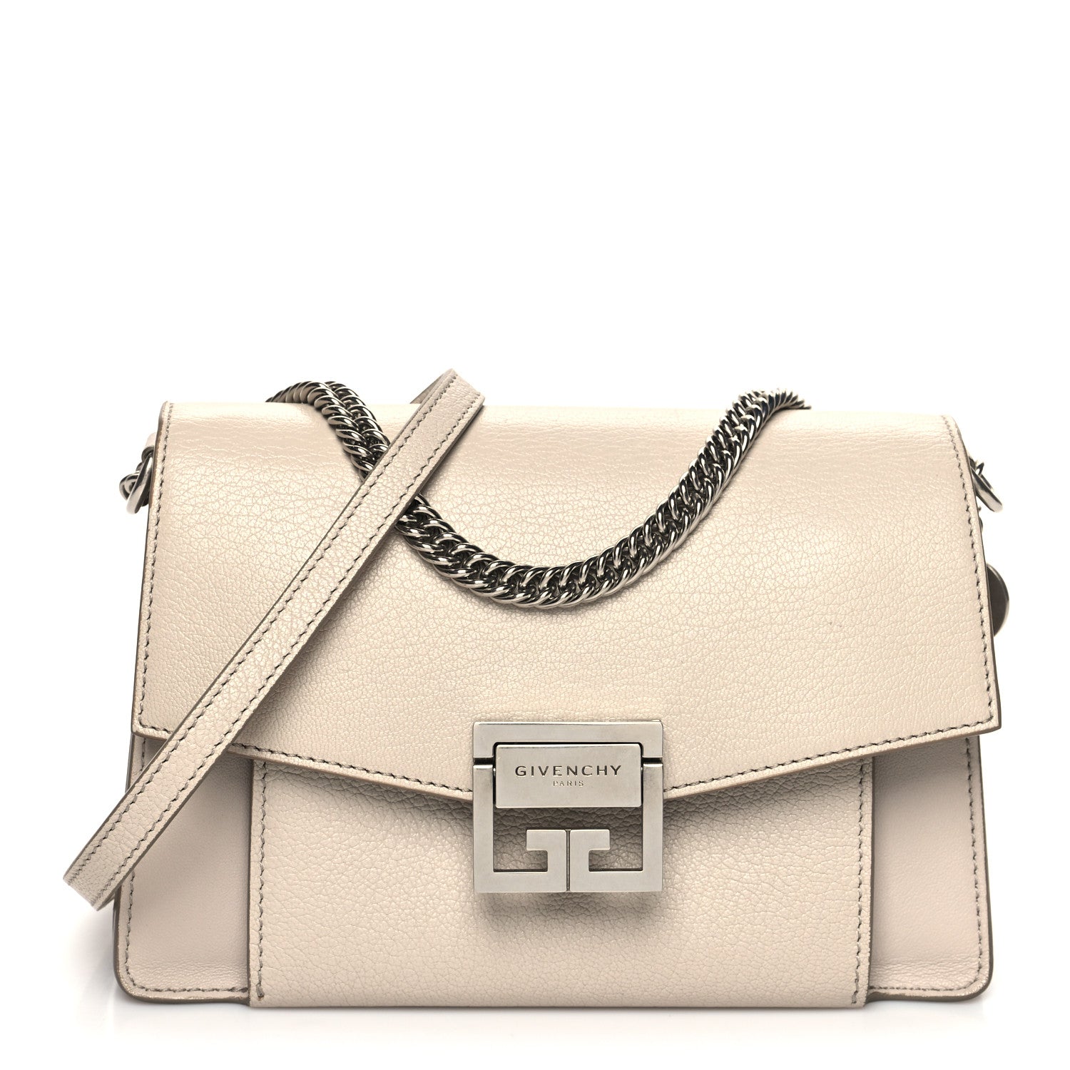 Givenchy Sugar Goatskin Small GV3 Shoulder Bag Nude Pink 1227191 ...