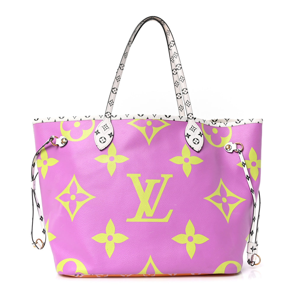Louis Vuitton Monogram Giant Neverfull MM Pink Lilac 1777424 – FASHIONPHILE