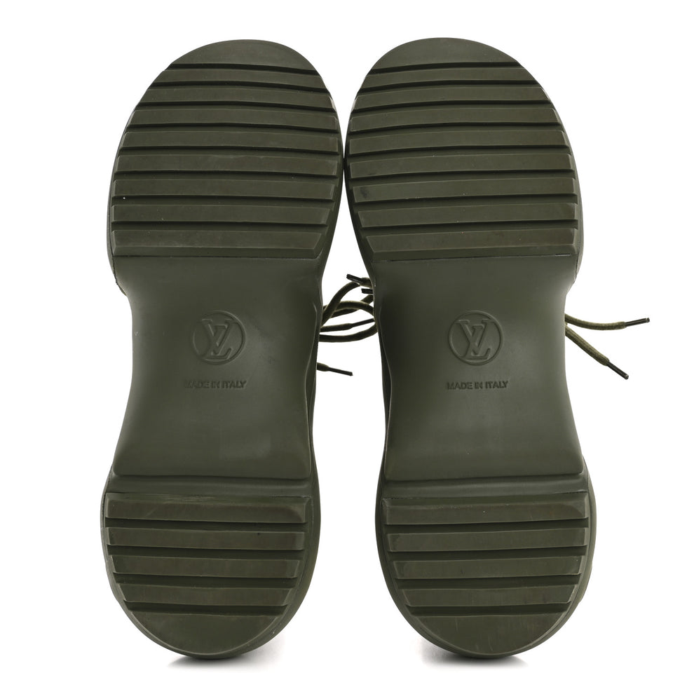 Louis Vuitton Mat Rubber Monogram LV Archlight Sneaker Boots 38 Kaki ...