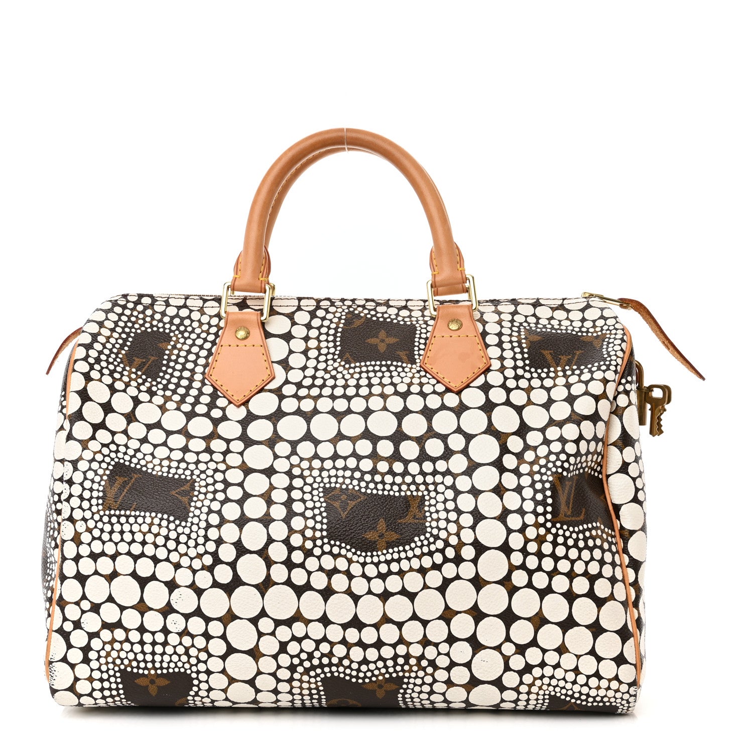 Louis Vuitton Monogram Kusama Town Speedy 30 White 1404917 – FASHIONPHILE