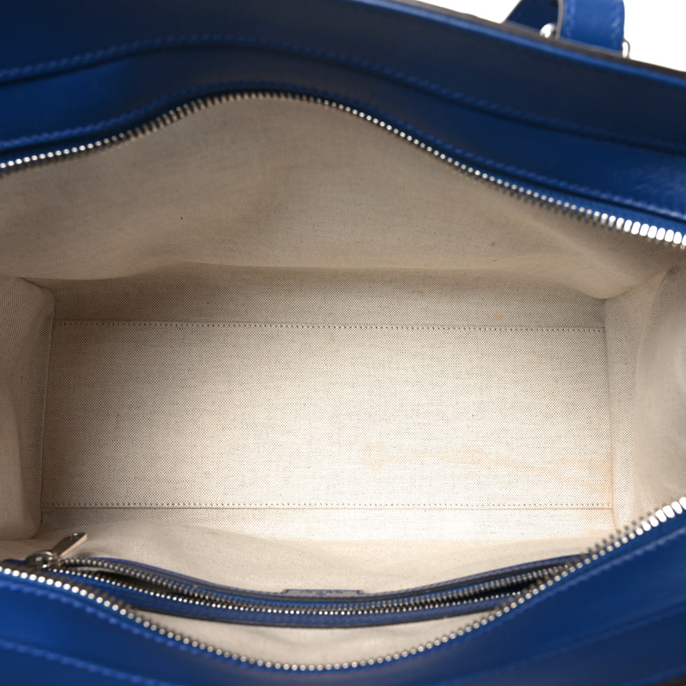 Gucci Calfskin GG Tennis Embossed Tote Bag Intense Metal Blue 1781490 ...